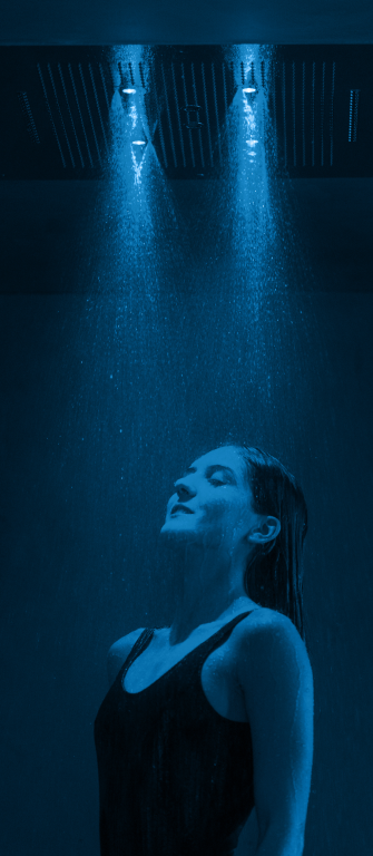 Sensus: Emotional showers, aquatherapy and color therapy